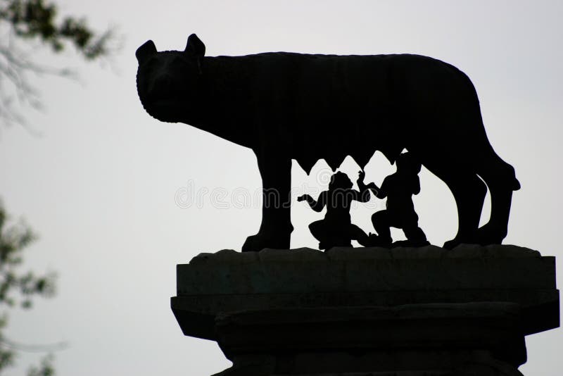 Romulus And Remus Rome Symbol Stock Photo - Image of mother, milk: 22529488