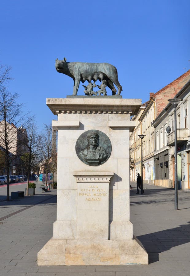 Romulus and Remus statue stock image. Image of tourism - 90287047