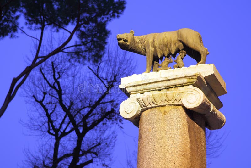 Romulus and Remus stock image. Image of capital, capitol - 67842475