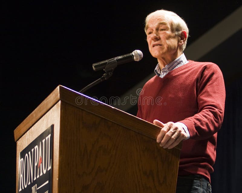 Ron Paul 2012 editorial photography. Image of representative - 23434132