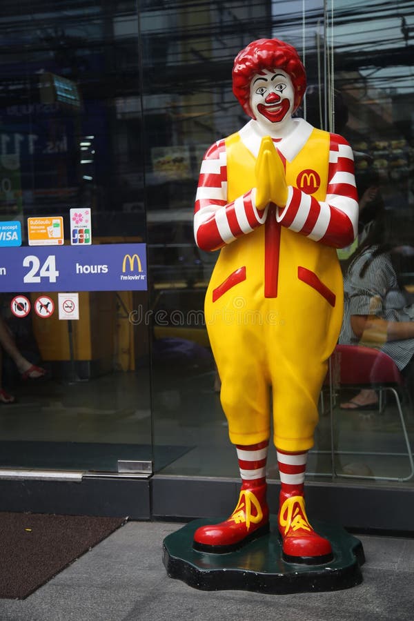 Ronald McDonald in Bangkok editorial photography. Image of bangkok ...
