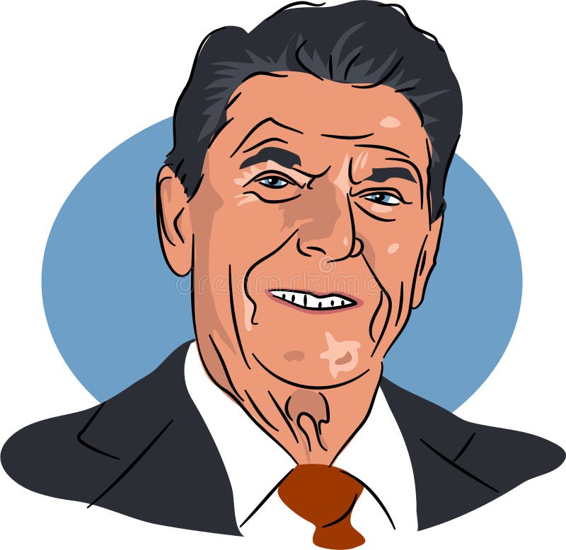 Ronald Reagan editorial stock image. Illustration of leadership - 6811499