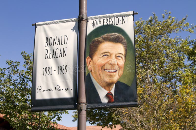 Ronald Reagan Presidential Library Editorial Stock Image - Image of ...