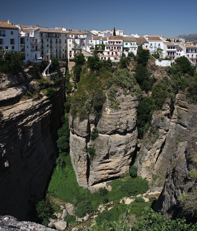 Ronda stock photo. Image of roman, gorge, ronda, landscape - 5761328