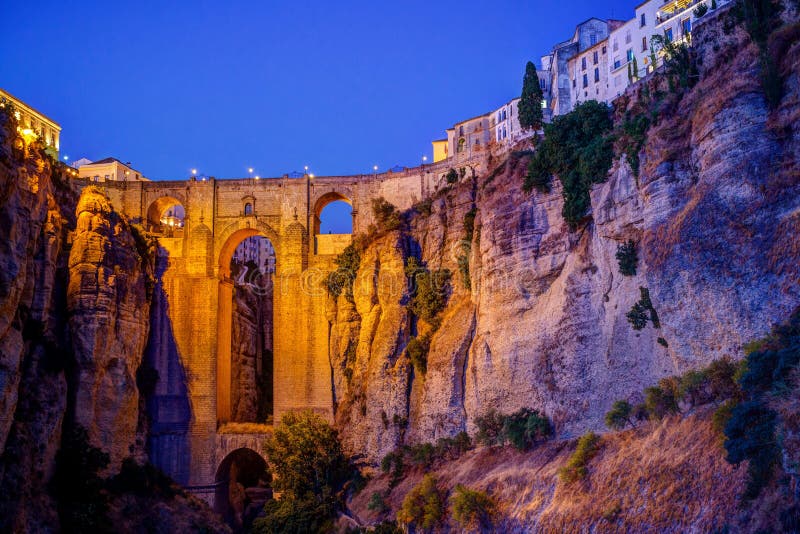 Ronda in Andalusien, Spanien Stockbild - Bild von runden, stadt: 40928033