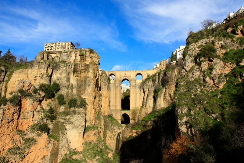Ronda Bridge, Andalusia, Spain Stock Image - Image of ancient, bridge ...