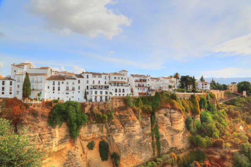 Ronda, Puente Nuevo Bridge Arch Stock Photo - Image of stone, arch ...
