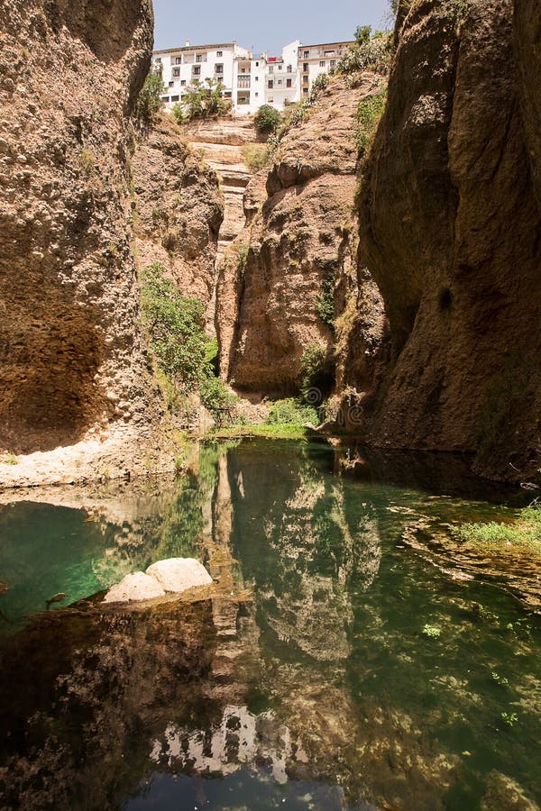 Ronda: Famous Village in Spain Stock Photo - Image of cliff, chasm ...