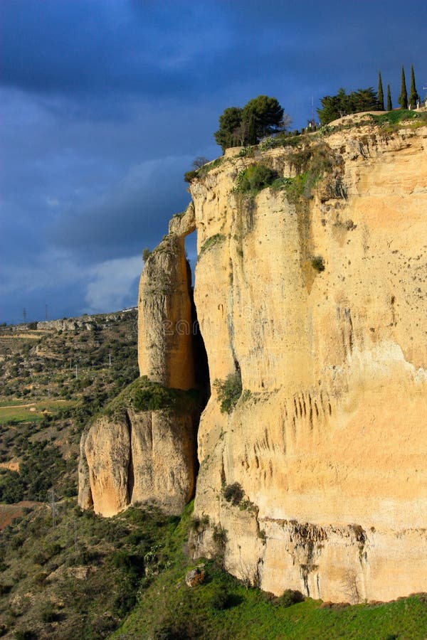 Ronda Landscape in Andalusia, Spain Stock Photo - Image of cliff ...