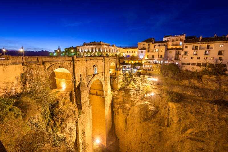 Ronda Spain Bridge image stock. Image du antique, ibérie - 56622657