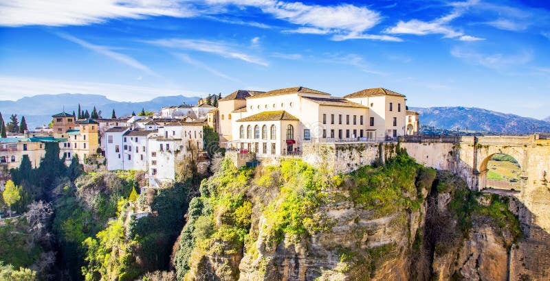 Ronda Spanien stockfoto. Bild von bildhaft, kultur, stadt - 167465068