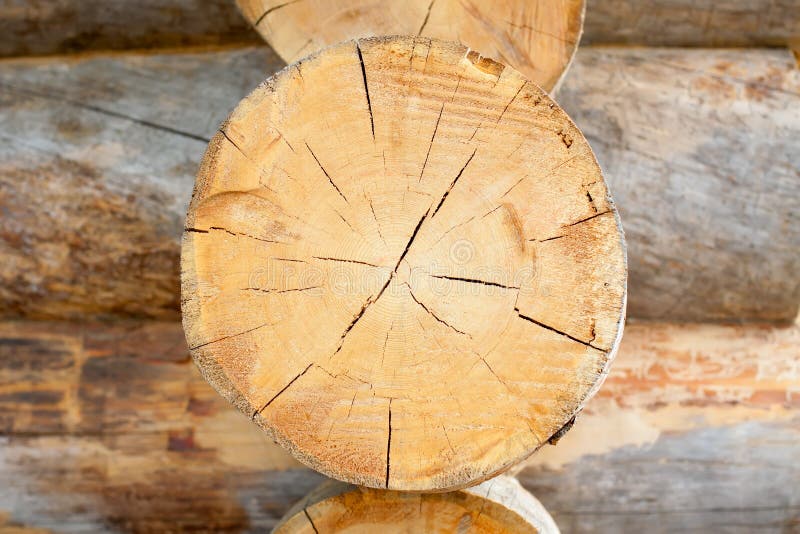 Rondin, bois image stock. Image du matériaux, bois, sapins - 33199513