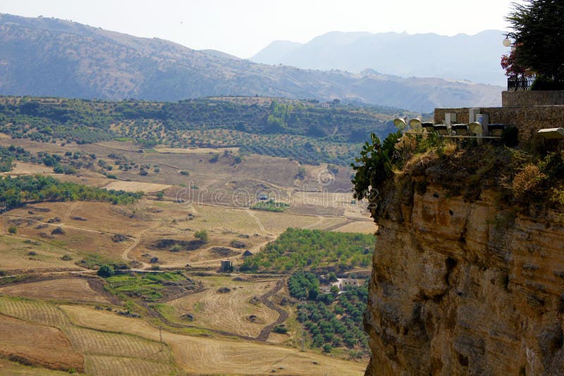 Mountain Landscape. Rondo. Spain. Stock Image - Image of travel, life ...