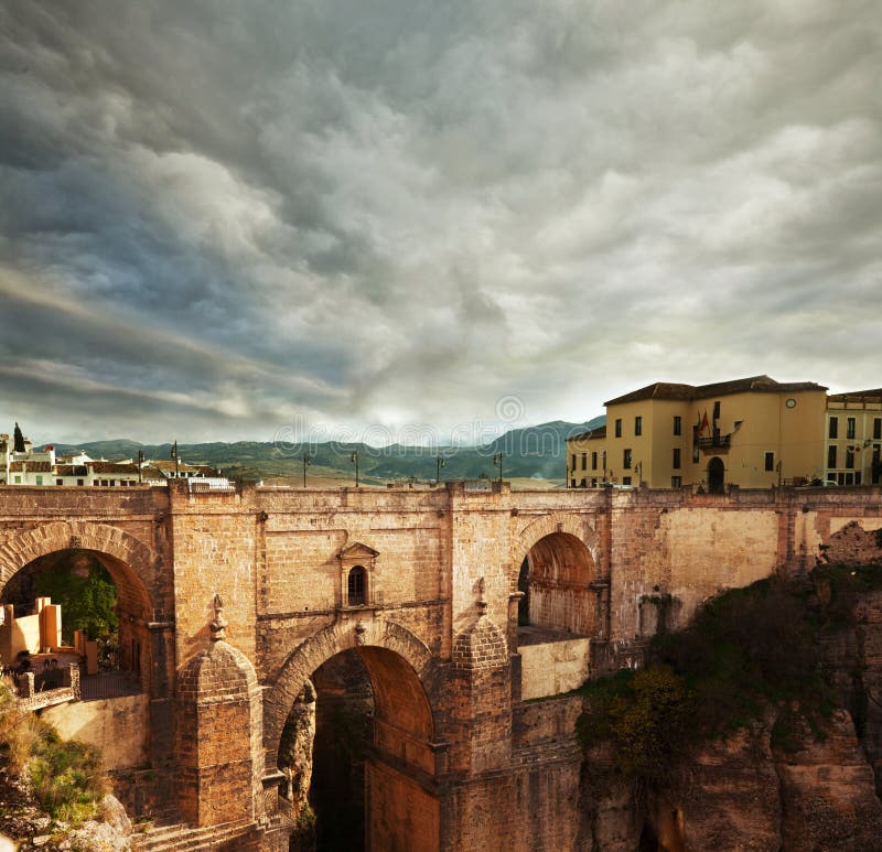The Old Town. Rondo. Spain. Stock Photo - Image of beautiful, travel ...