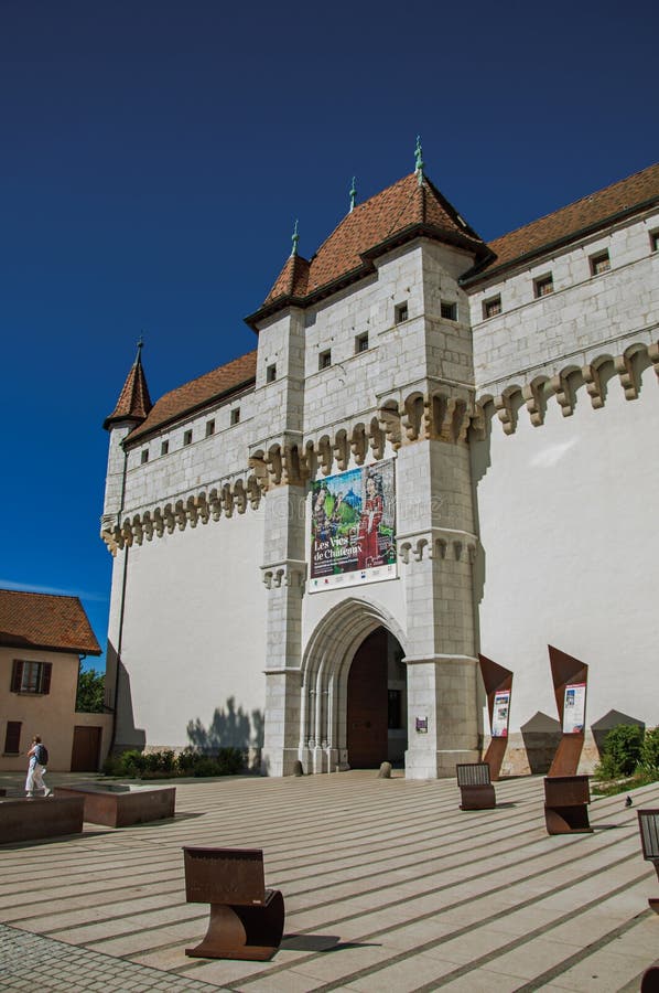 Annecy-Schloss Oder -Chateau D ` Annecy in Annecy-Stadt, Frankreich ...