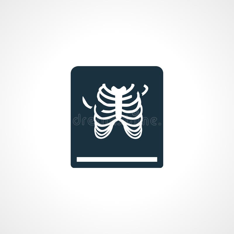 Rontgen Xray-pictogram. Gebroken Botsenpictogram Vector Illustratie ...