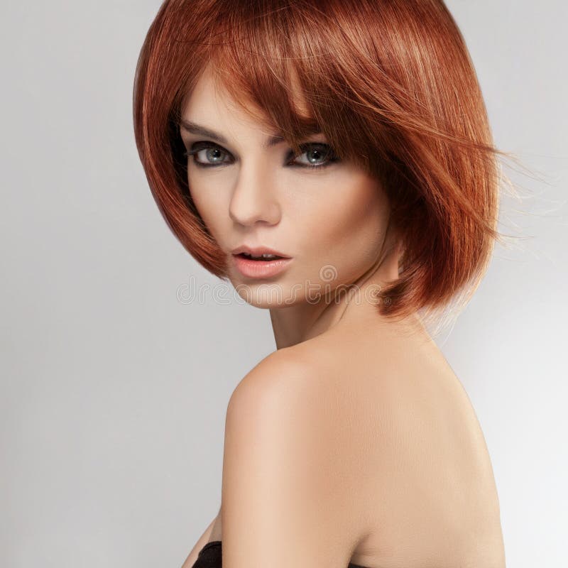 Rood Haar. Afbeelding Van Hoge Kwaliteit Stock Foto - Image of perfect ...