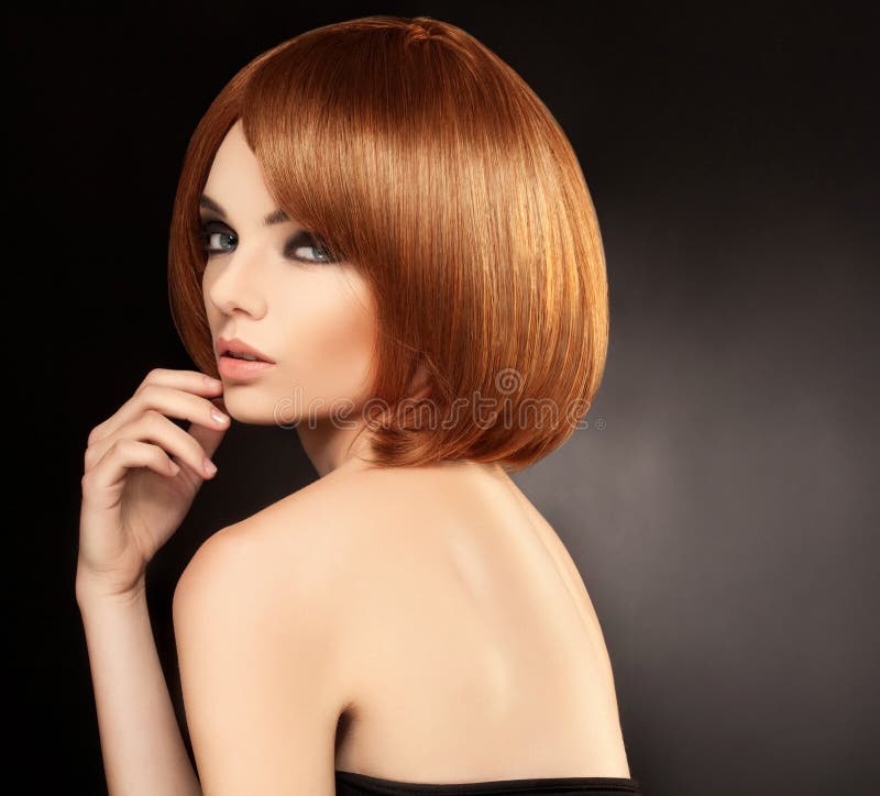 Rood Haar. Afbeelding Van Hoge Kwaliteit. Stock Foto - Image of perfect ...