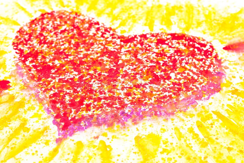 Rood Hart Als Symbool Voor Liefde Stock Illustratie - Illustration of ...