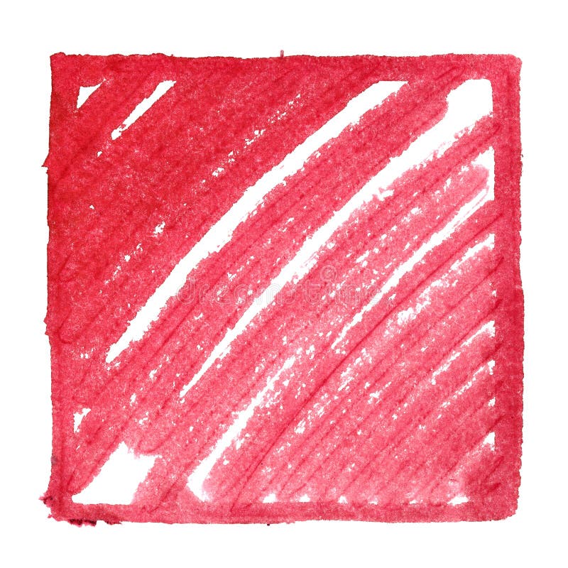 Rood Kader Met Het Hellen Slagen Stock Foto - Image of geïsoleerd ...