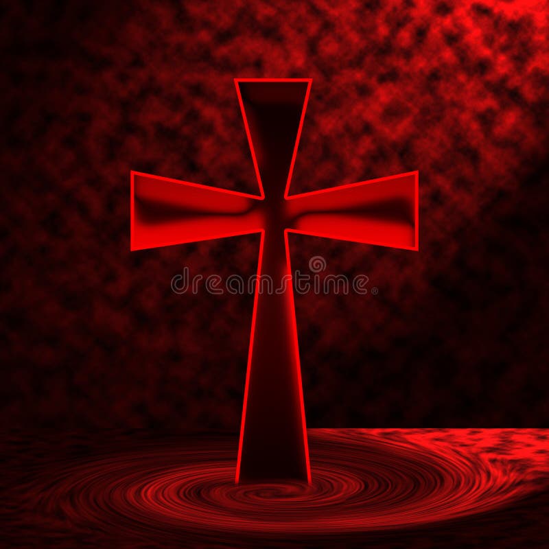 Rood kruis stock illustratie. Illustration of christus - 9284059