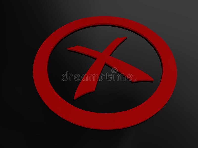 Rood kruis stock illustratie. Illustratie bestaande uit kruis - 9757041