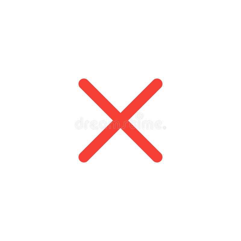 Rood kruis vlak pictogram vector illustratie. Illustration of ...