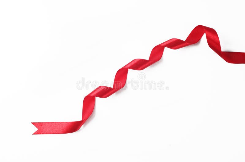 Rood lint stock afbeelding. Image of lijnen, versiering - 13223663