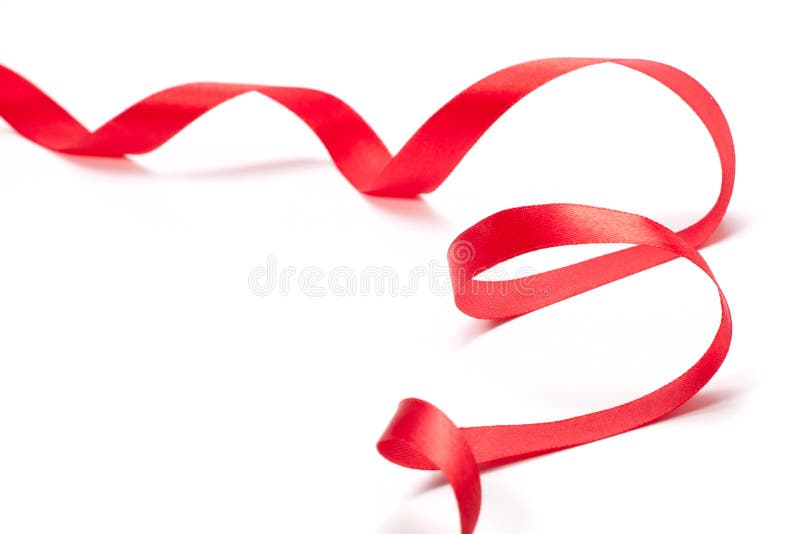 Rood lint stock foto. Image of geïsoleerd, rood, gebeurtenis - 17203182