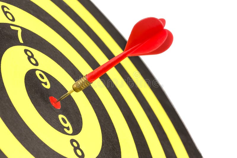 Rood pijltje stock foto. Image of nauwkeurigheid, nadruk - 102877512