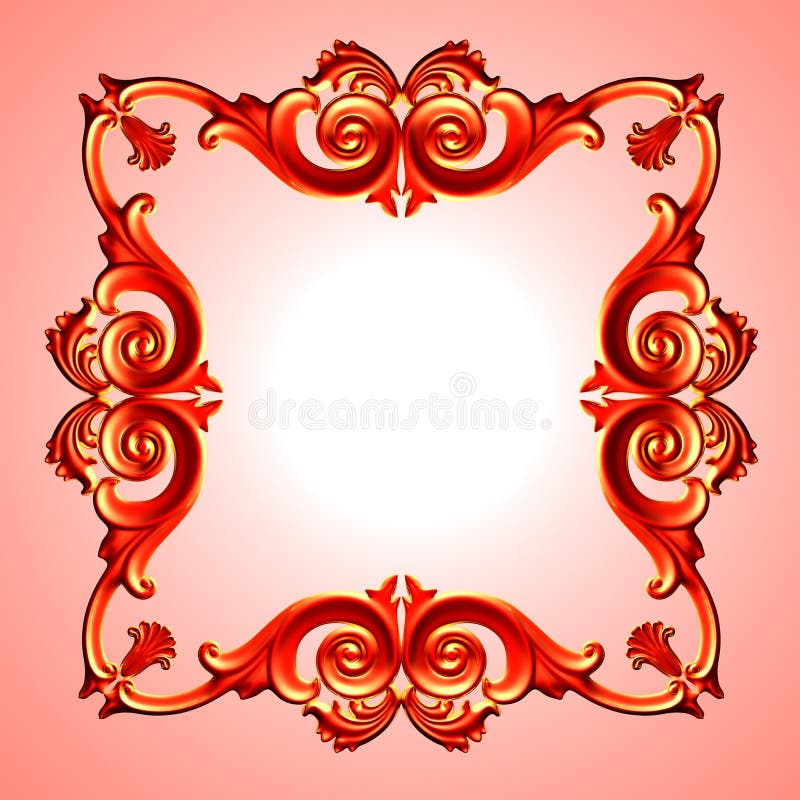Rood kader stock illustratie. Illustratie bestaande uit grafisch - 38617283