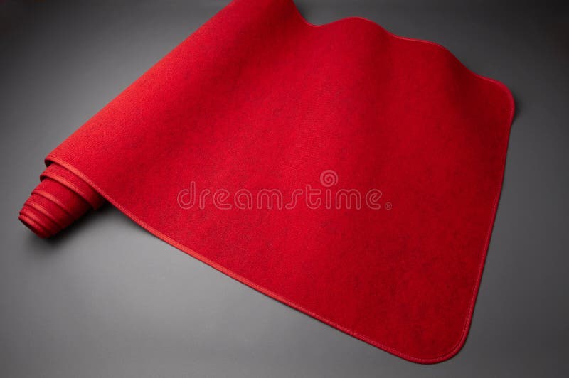 Rood tapijt stock illustratie. Illustration of elegant - 18560029
