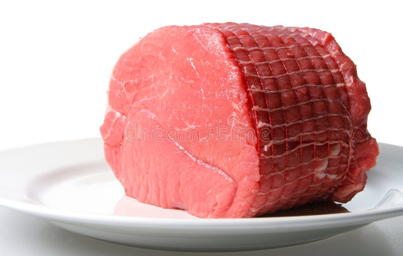 Rood vlees stock afbeelding. Image of plak, gezamenlijk - 588859