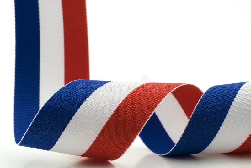 Rood, Wit en Blauw Lint. stock afbeelding. Image of cultuur - 2211471