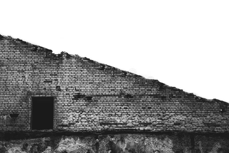 Roof of Abandoned Building stock image. Image of cracked - 88666381