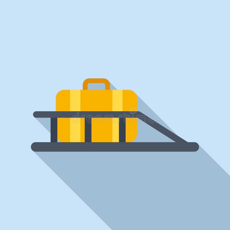 Roof Bag Rack Icon Flat Vector. Car Trunk Stock Vector - Illustration ...