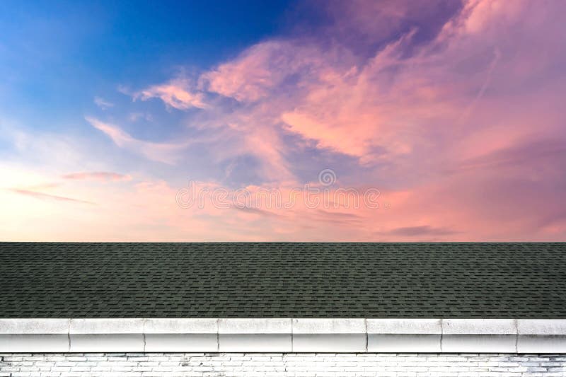 Roof and beautiful sky stock photo. Image of blue, copy - 47902982