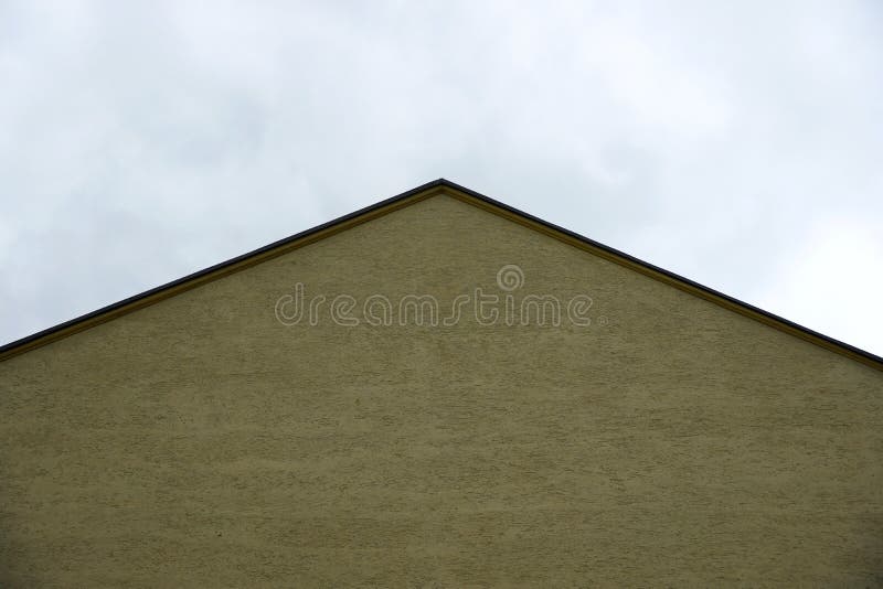 Roof of a Beige Building and a Sky during Daytime Stock Photo - Image ...