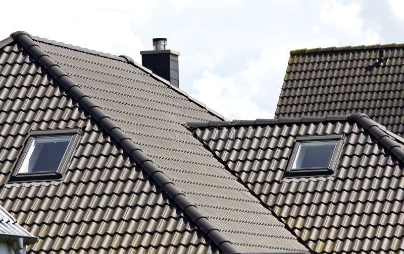 House Roof in Triangle Shape Stock Photo - Image of shape, triangle ...