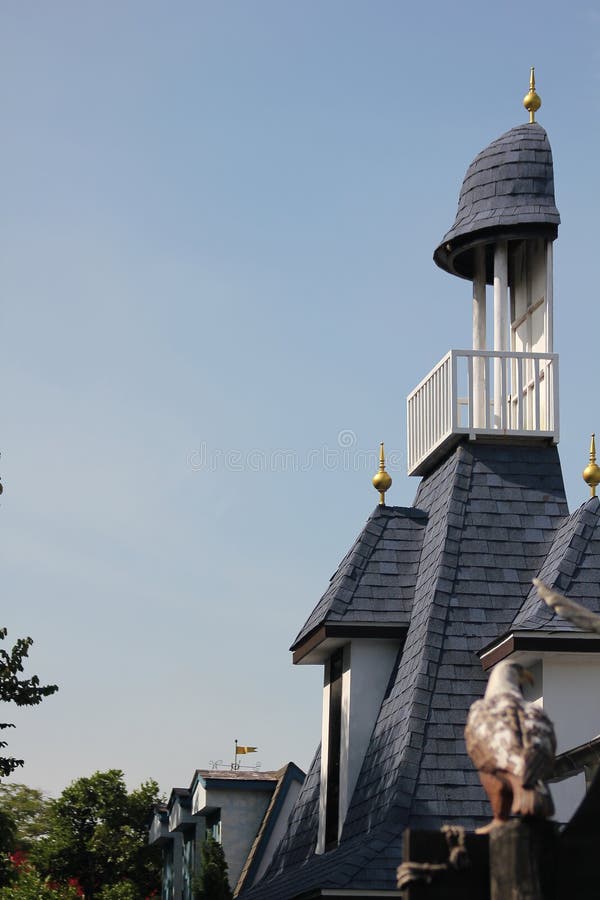The Roof of the Building Was only Half Built. Stock Photo - Image of ...