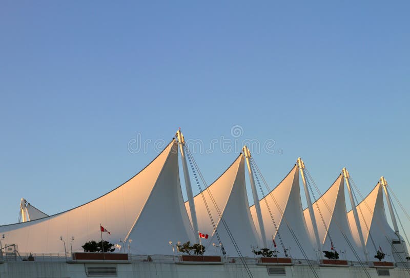 The Roof of Canada Place stock image. Image of landmark - 20731971