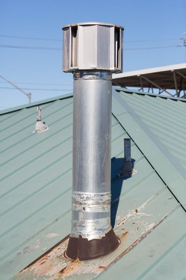 Roof with a chimney stock image. Image of notice, advice - 89308071