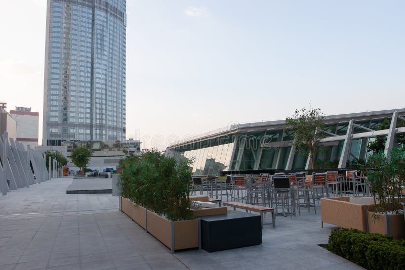 The Roof Courtyard at the Top of IFC Mall 19 Nov 2005 Editorial Photo ...