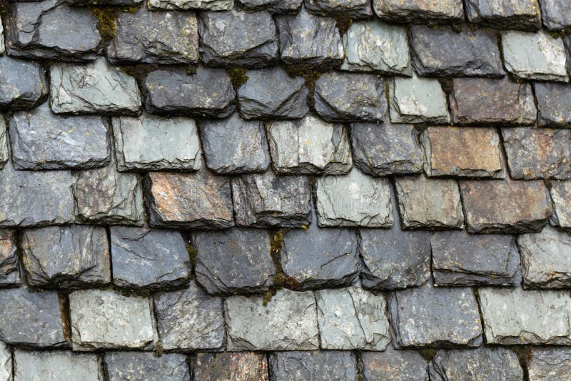 Roof Cover with Slate Plates Stock Photo - Image of grey, rough: 99733310