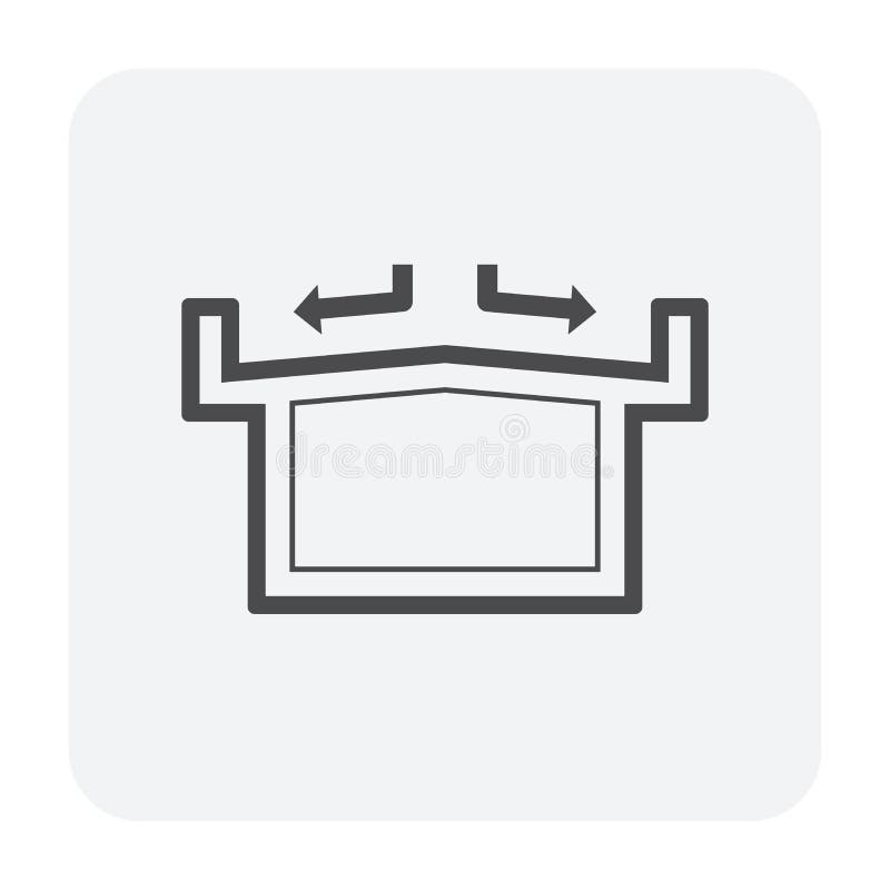 Deck drainage icon stock vector. Illustration of corner - 158894257