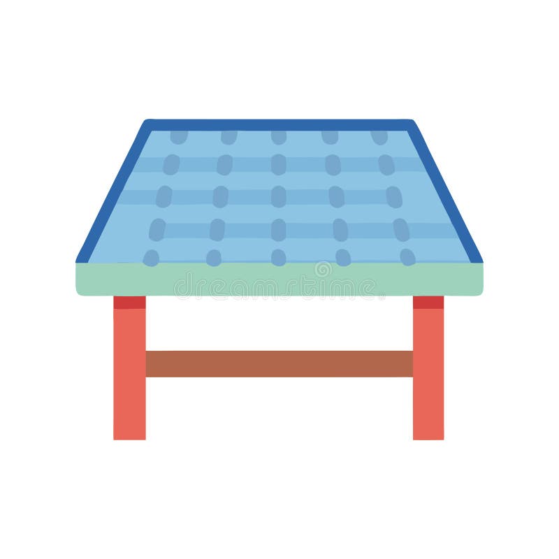 Roof Deck Symbol for Structural Applications Stock Illustration ...