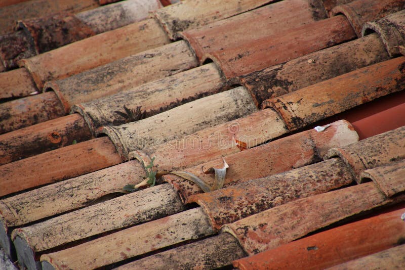 Roof stock image. Image of material, tile, tiles, border - 83719349