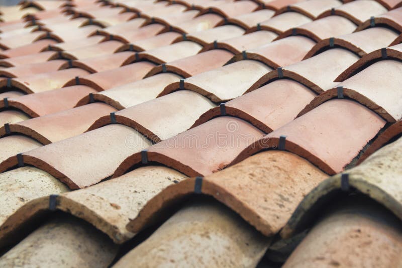 Roof earthenware tiles stock photo. Image of architecture - 89904438