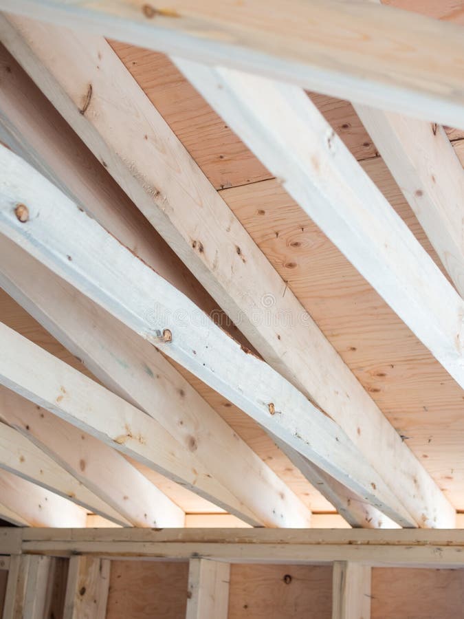 Roof framing stock photo. Image of home, house, support - 35207970