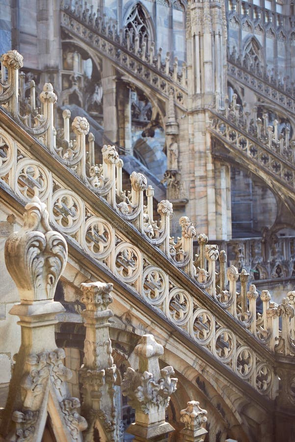 Roof of the gothic church stock image. Image of architectoral - 174860603